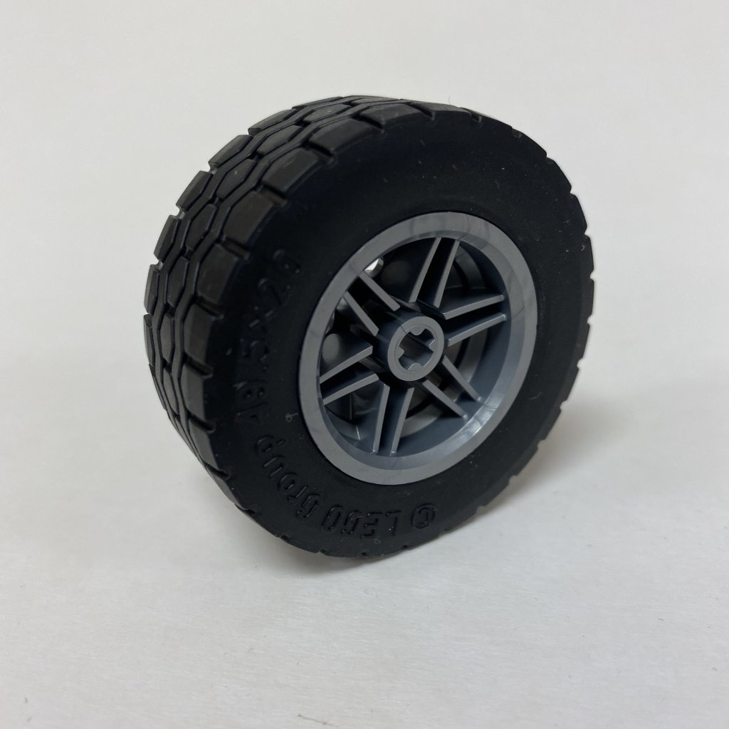 LEGO Technic Däck + Fälg 49,5X20 svart, Silver 6055626-T1025 - LEGO ...