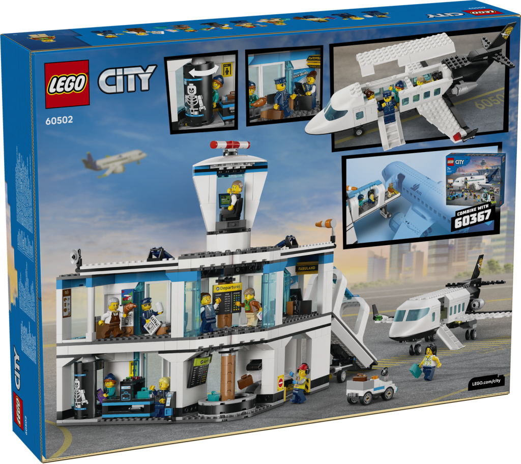 LEGO City Flygplats med flygplan 60502 - LEGO City - Teman - Ebrix.se
