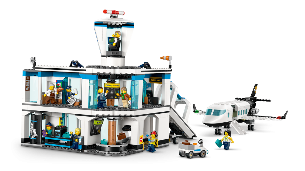 LEGO City Flygplats med flygplan 60502 - LEGO City - Teman - Ebrix.se