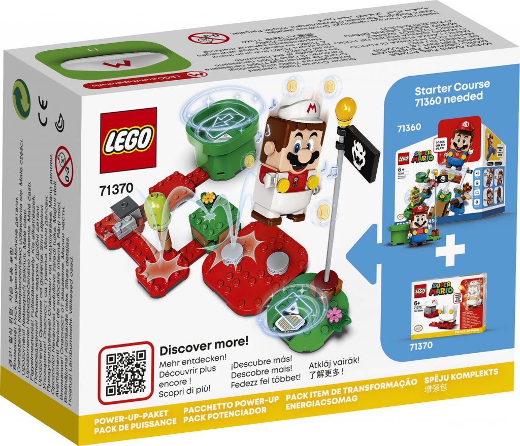 LEGO Super Mario Fire Mario Boostpaket 71370 - LEGO Super Mario - Teman ...
